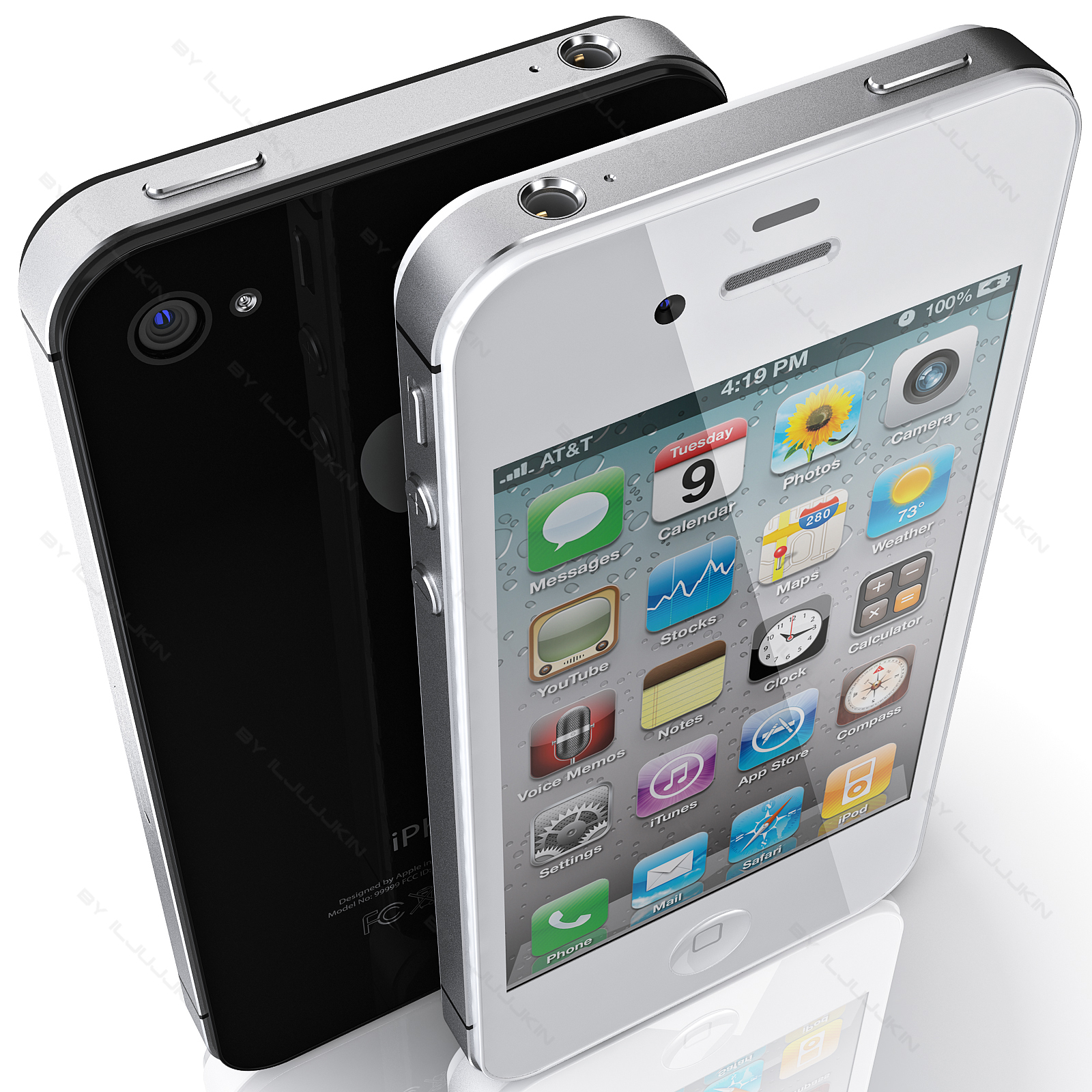 copy iphone 4s 3d model