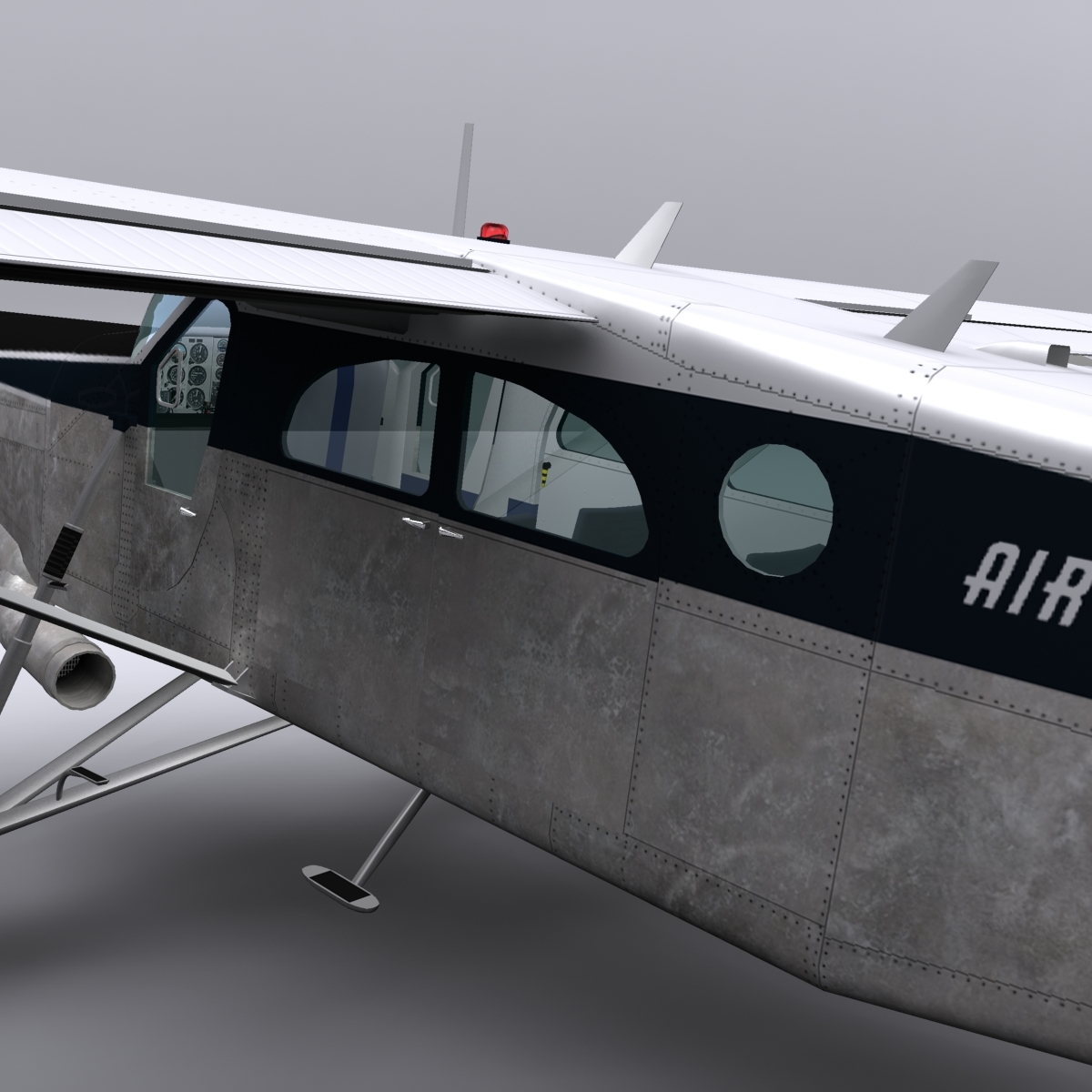 pc-6 aircraft pilatus porter 3d model