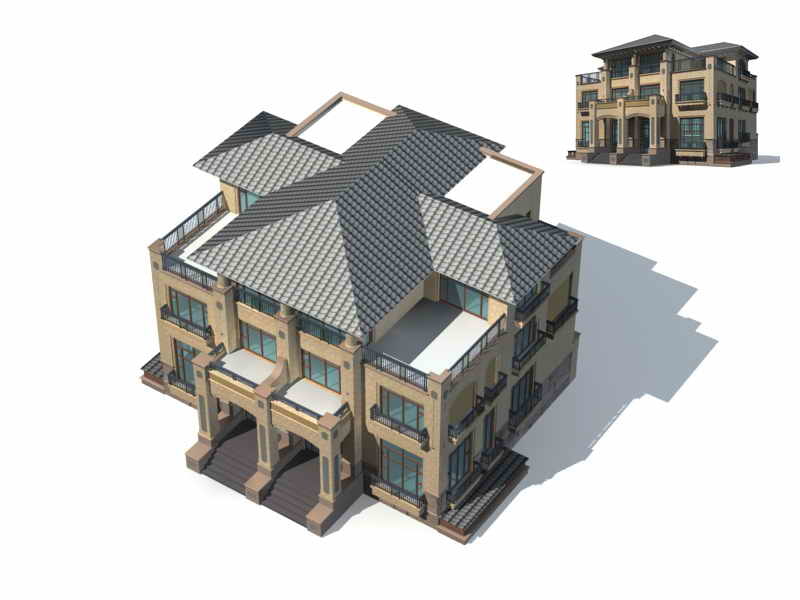 exterior rendering 3d max