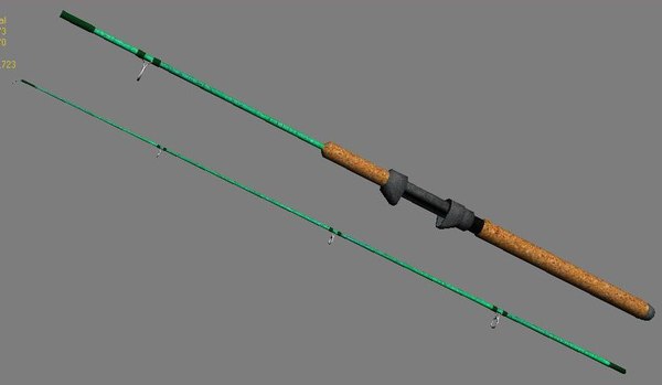 3d 3ds fishing rod
