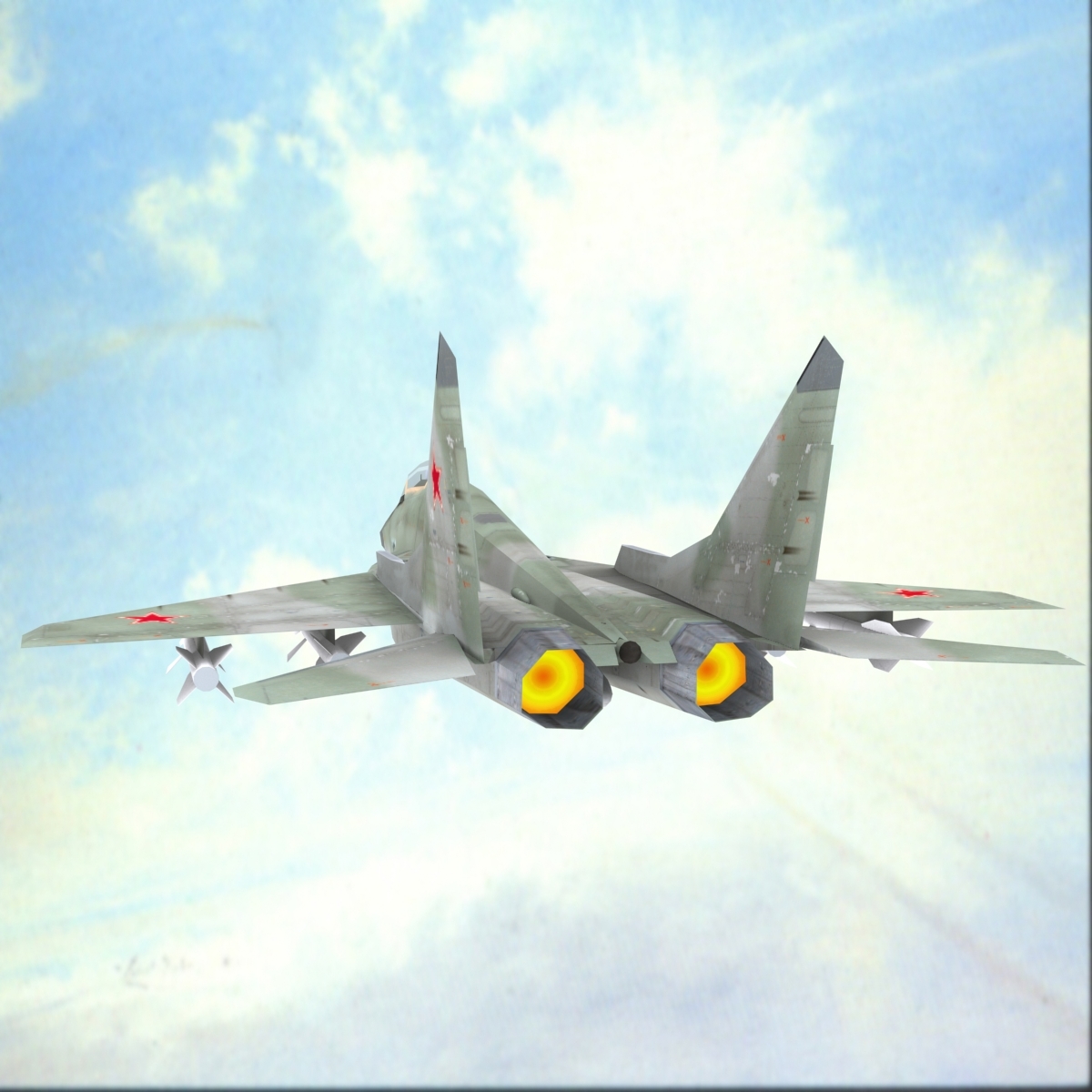 3d mig29 mig model