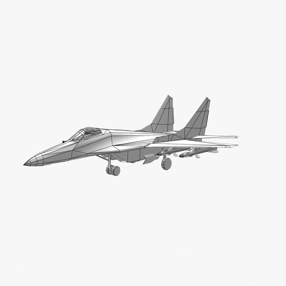 3d mig29 mig model