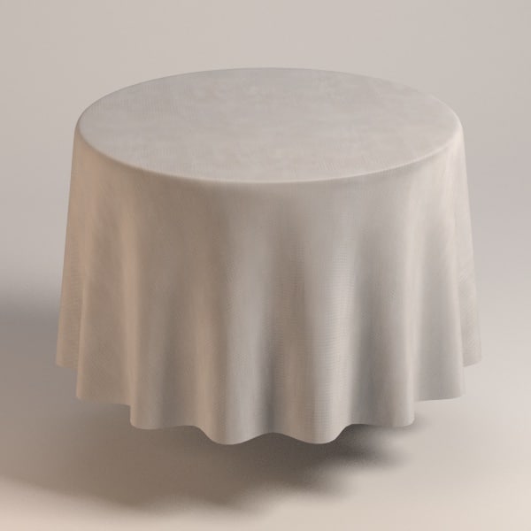 3dsmax table tableclothes