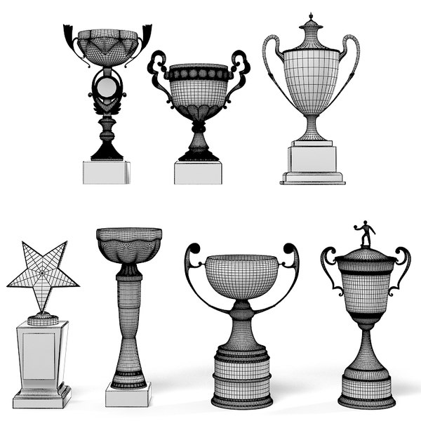 3d winner cup model