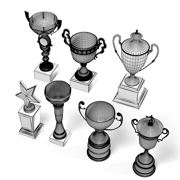 3d winner cup model