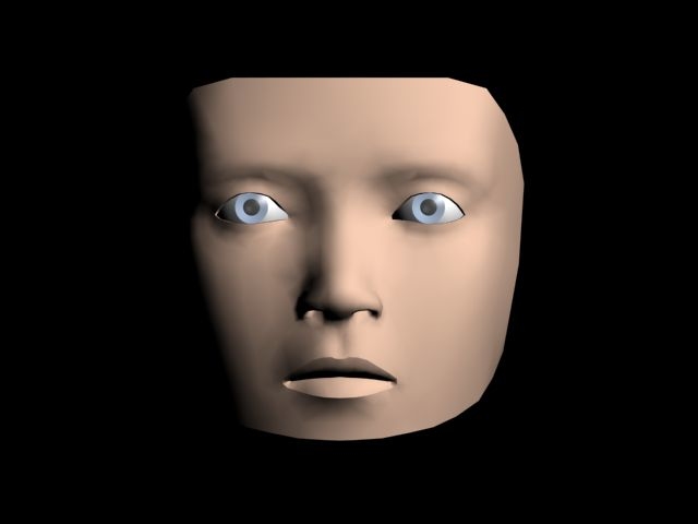 free face 3d model