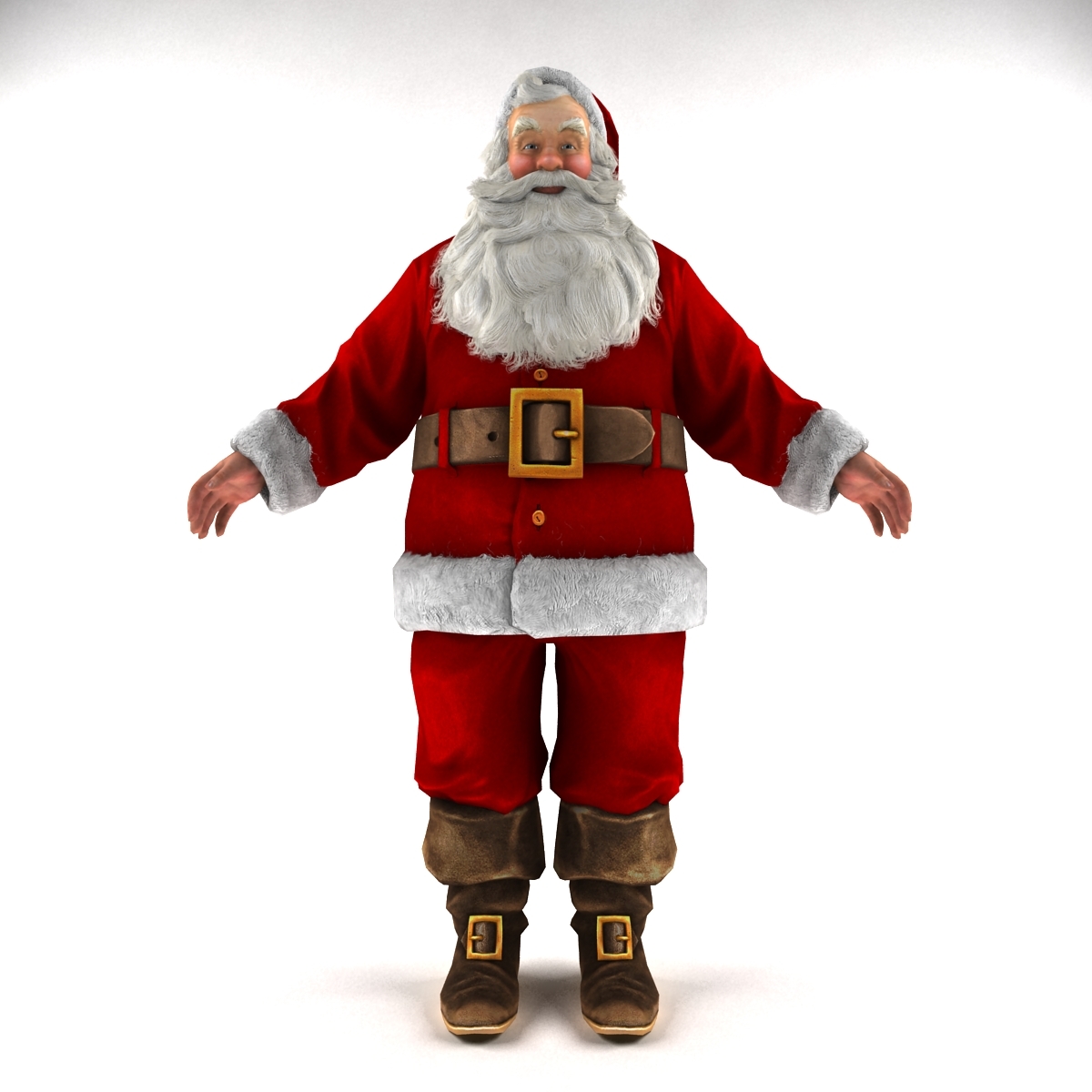 3d model santa claus static