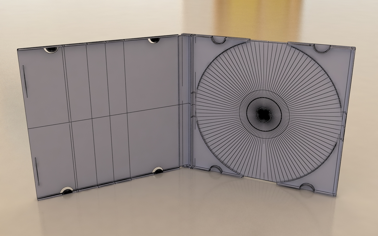 3d model disc cases