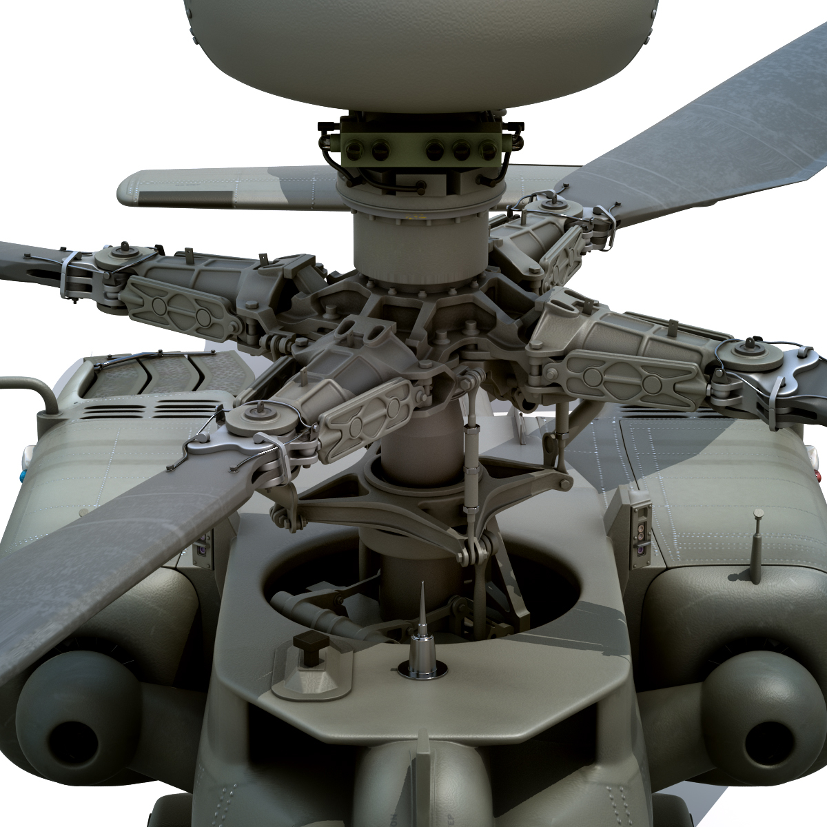 3d model boeing ah-64d apache longbow