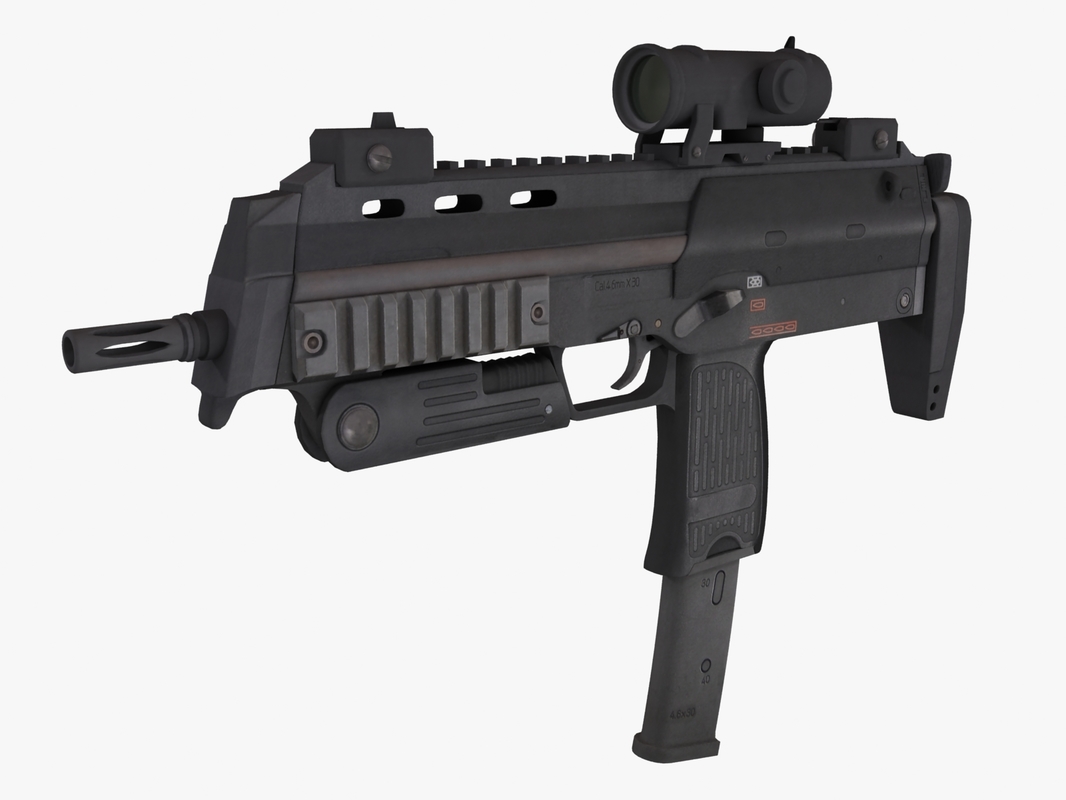mp hk mp7 3d max