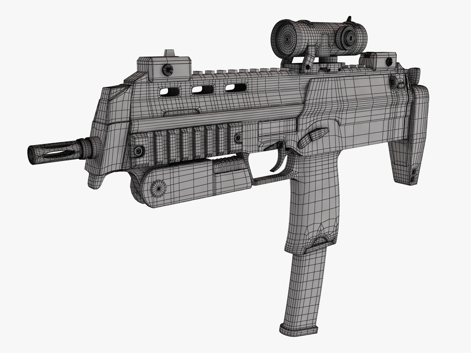 mp hk mp7 3d max