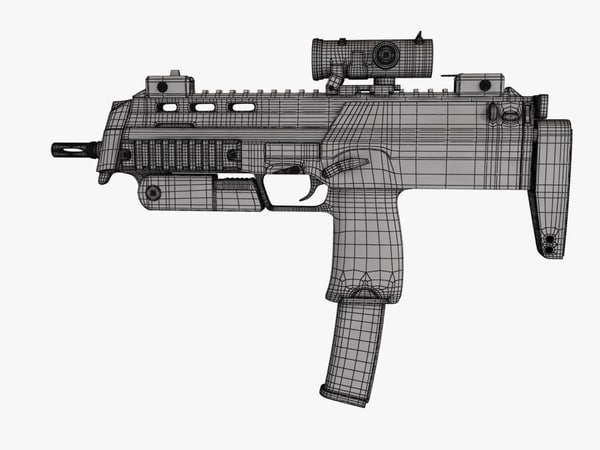 mp hk mp7 3d max