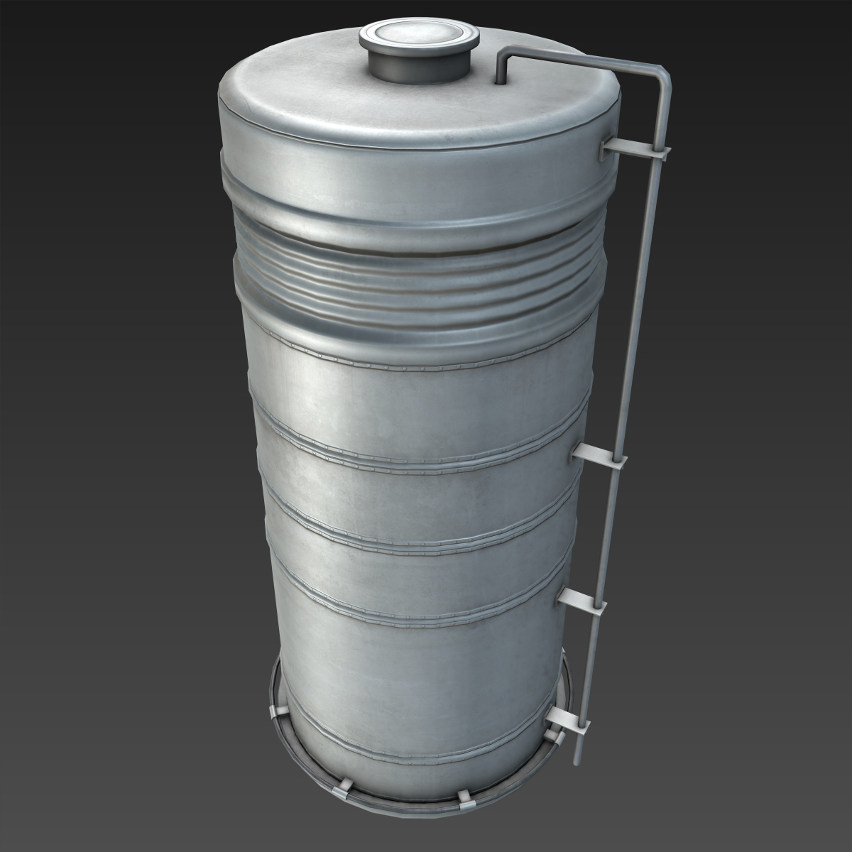 3d model chemical storage tank