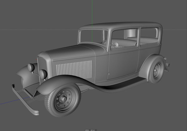 car 3d obj