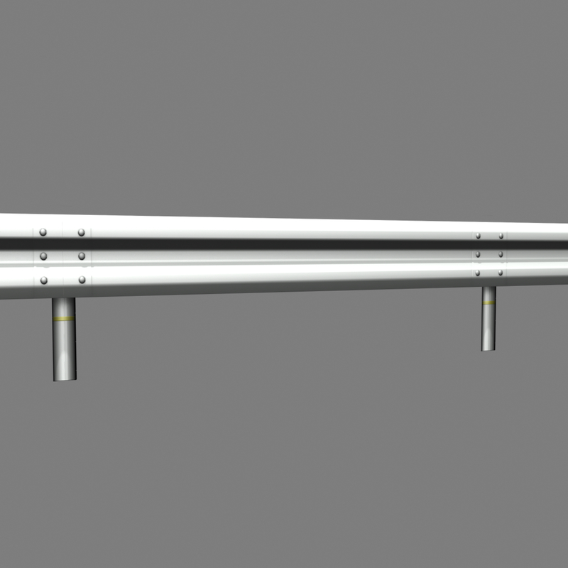 seamless guard rail 3d 3ds