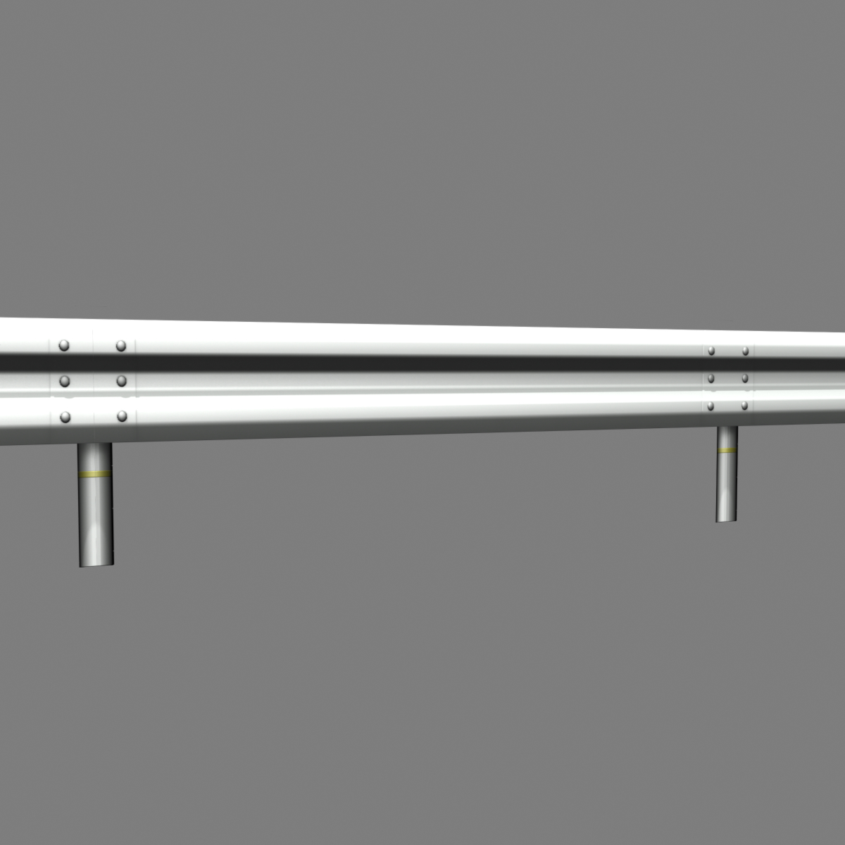 seamless guard rail 3d 3ds