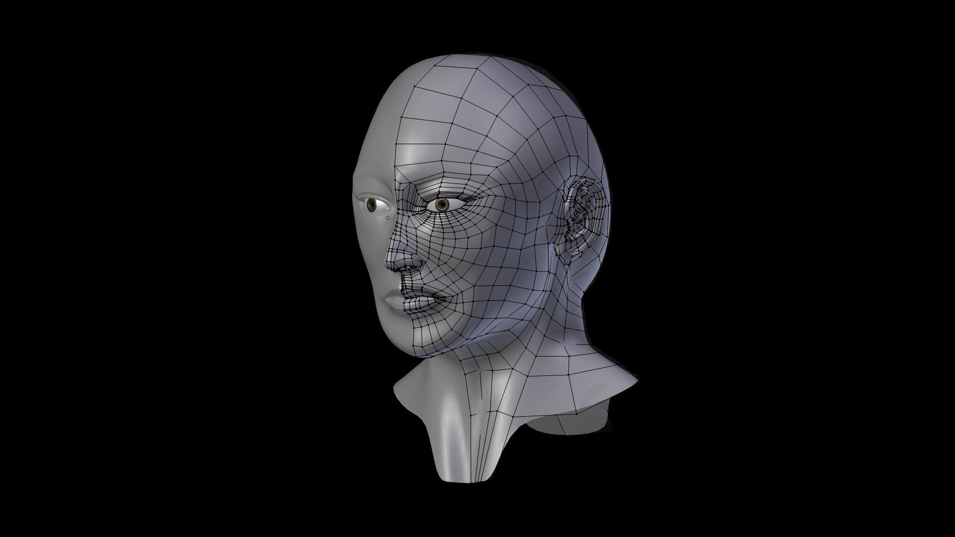 free 3ds model head topology