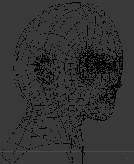 free 3ds model head topology
