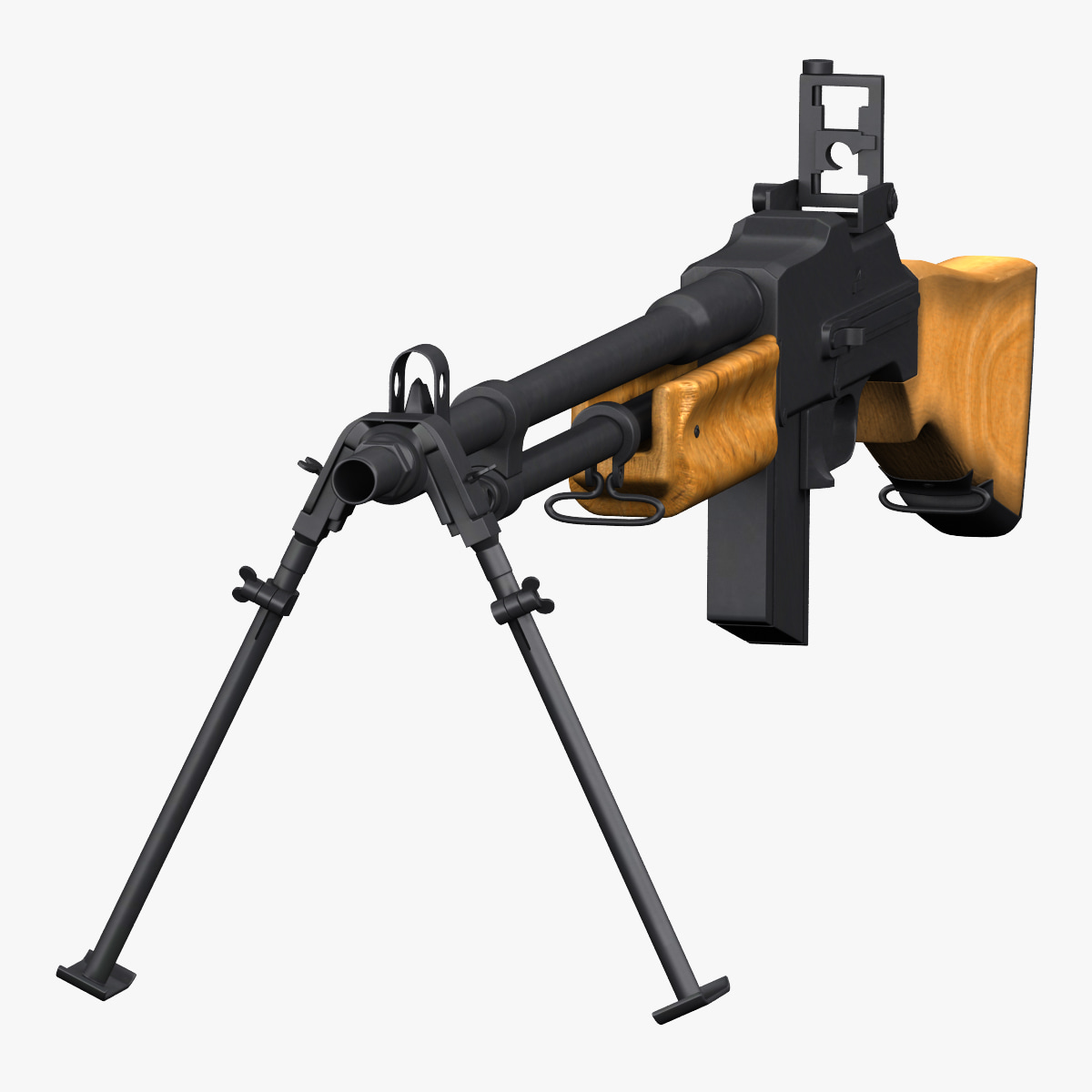 3d browning automatic rifle bar