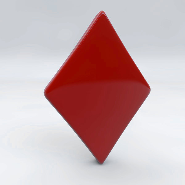 card symbols 3d max