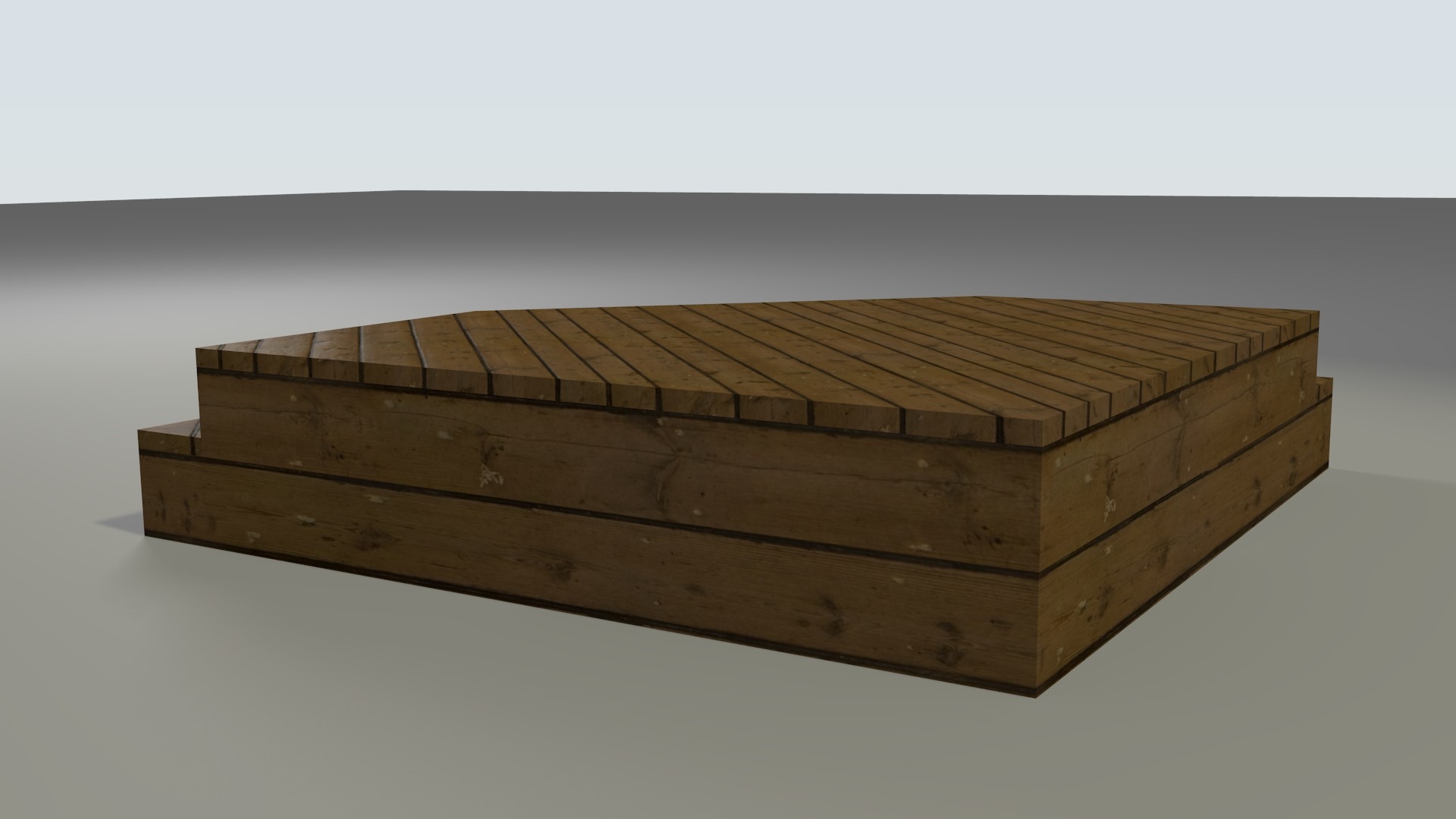 patio deck 3d model