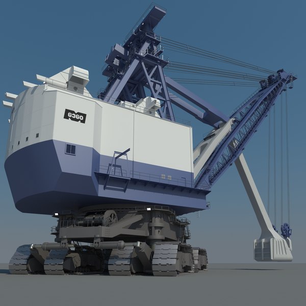 Dragline Excavator 3D Models for Download | TurboSquid