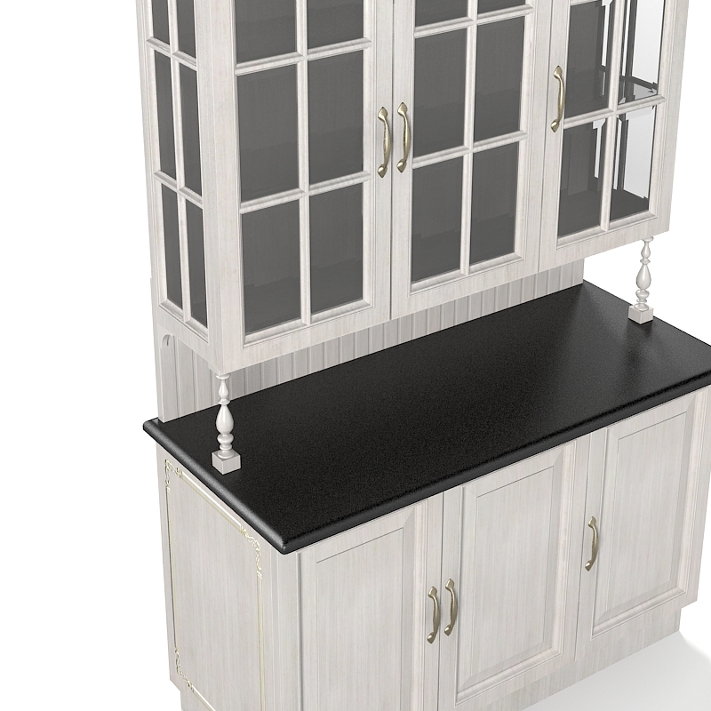 kitchen traditional buffet 3d model