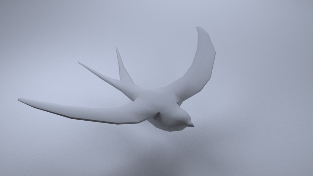swallow 3d model
