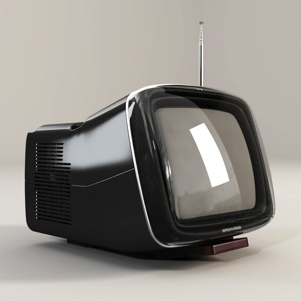 brionvega algol tv 3d max