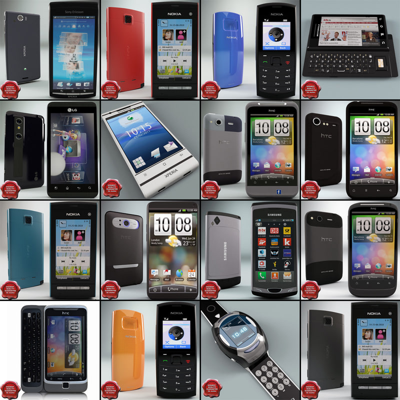 3ds max cellphones 67 mobile phone