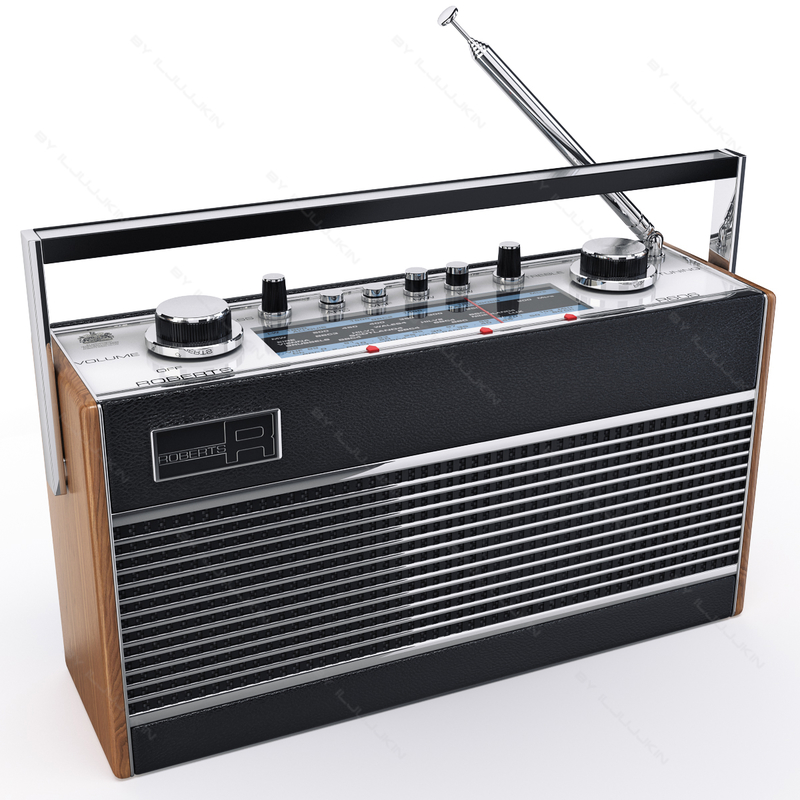 radio roberts r606 3d max