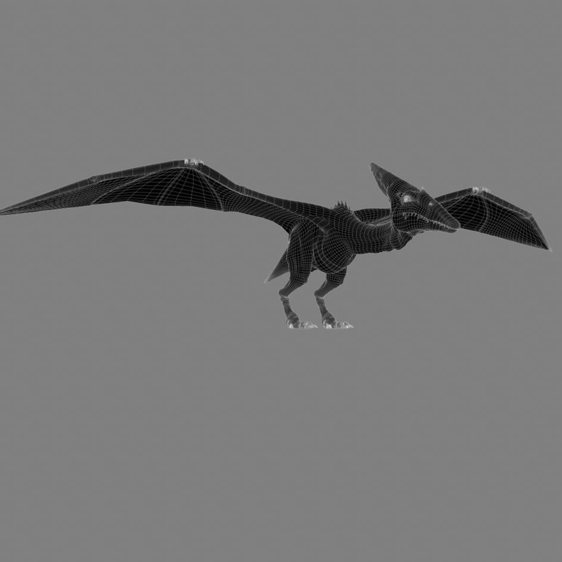 3d model pterodactyl