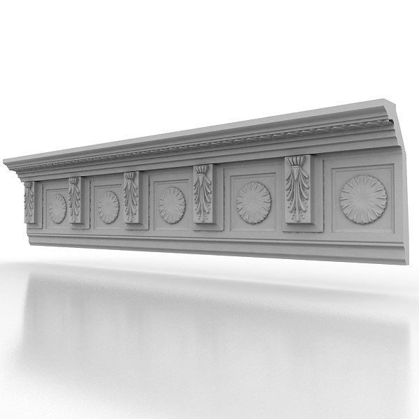 modèle 3D de Corniche Moulure Pack 12 - TurboSquid 653670