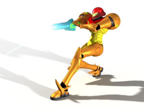 rigged video samus aran 3d model