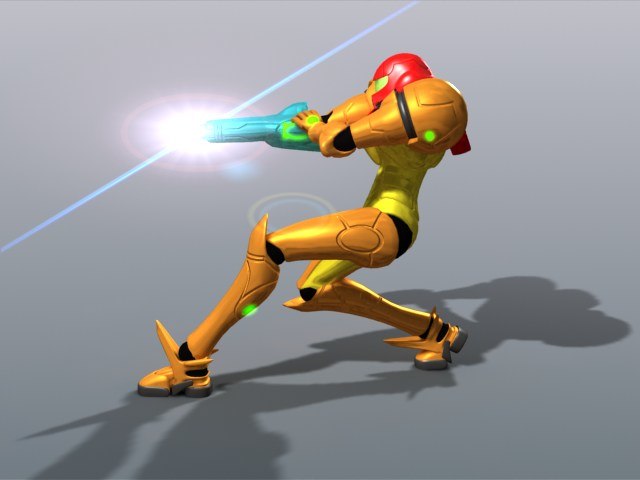 rigged video samus aran 3d model
