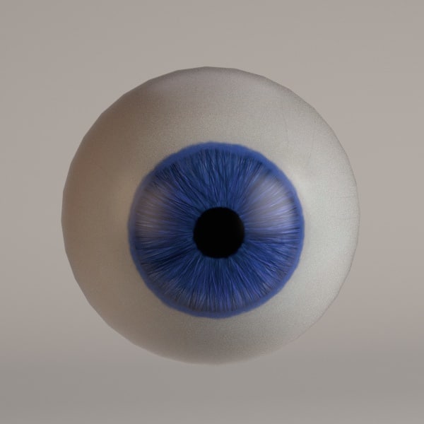 human eye 3d 3ds