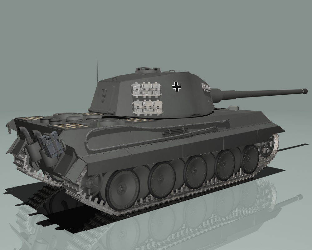 lwo wwii german e-75 heavy tank