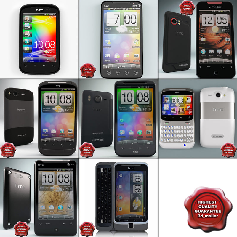3d model htc phones v1