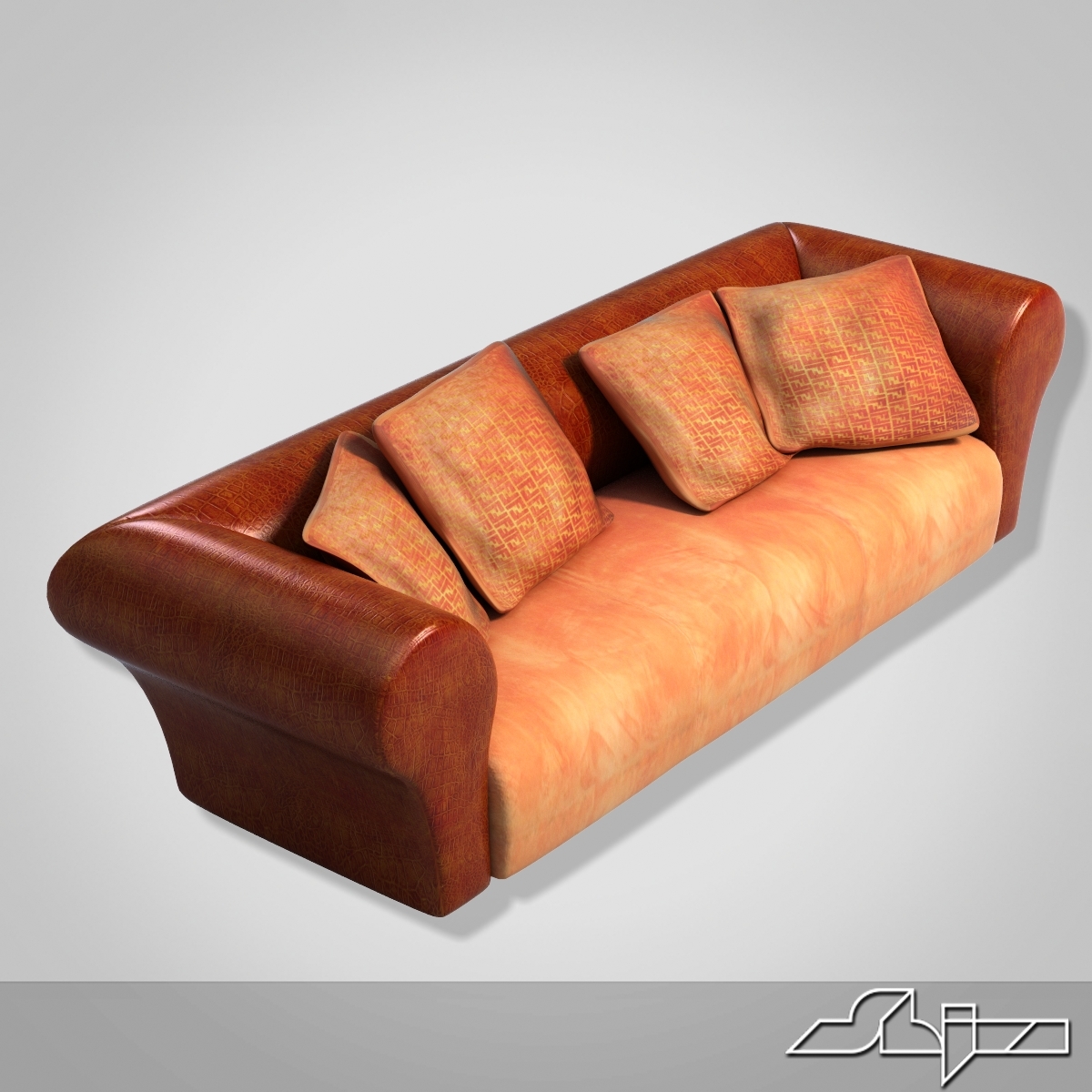 big divan 3d model