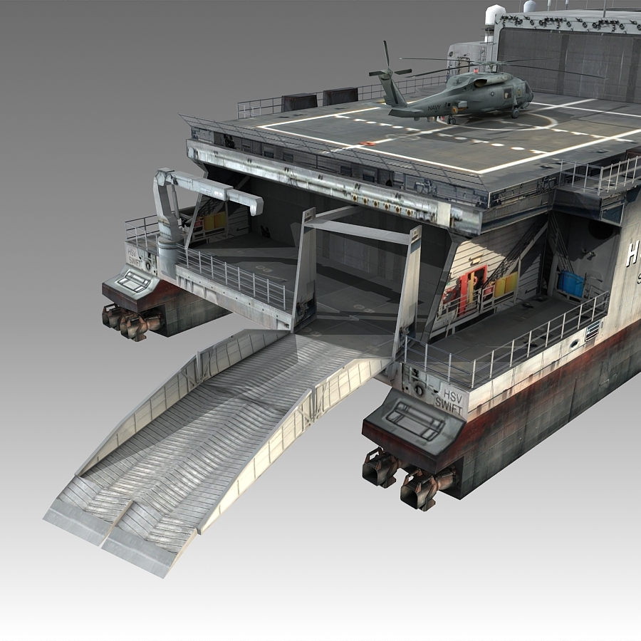 USS HSV-2 Swift USNS NAVY 3D 모델 - TurboSquid 655950