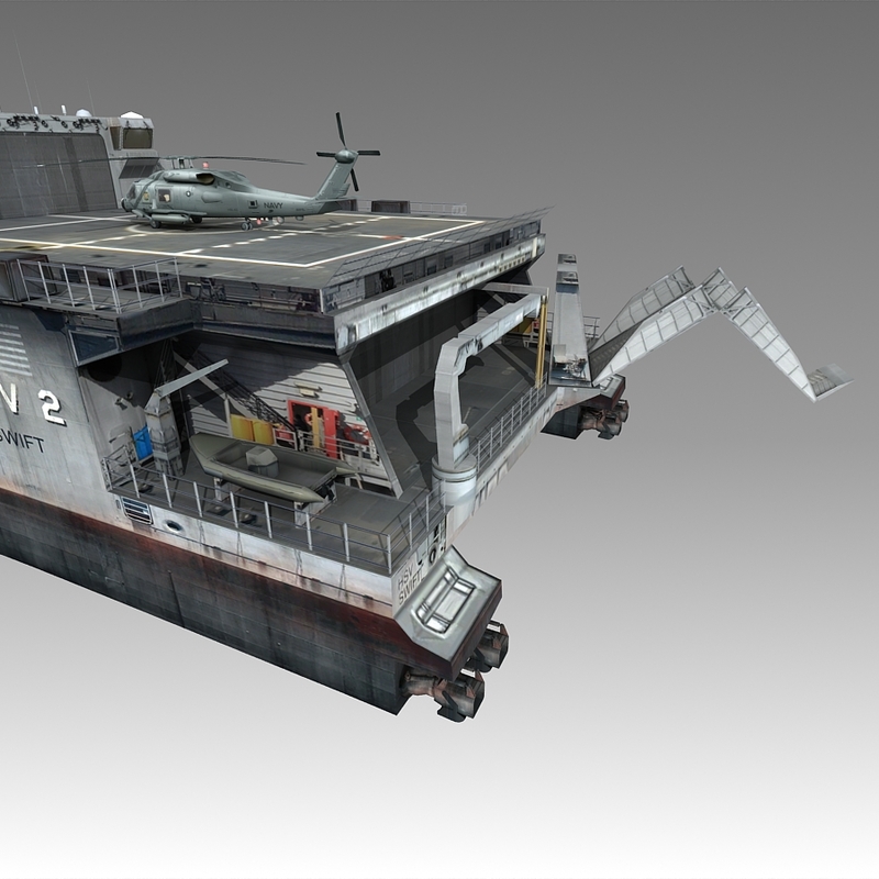 USS HSV-2 Swift USNS NAVY 3D 모델 - TurboSquid 655950