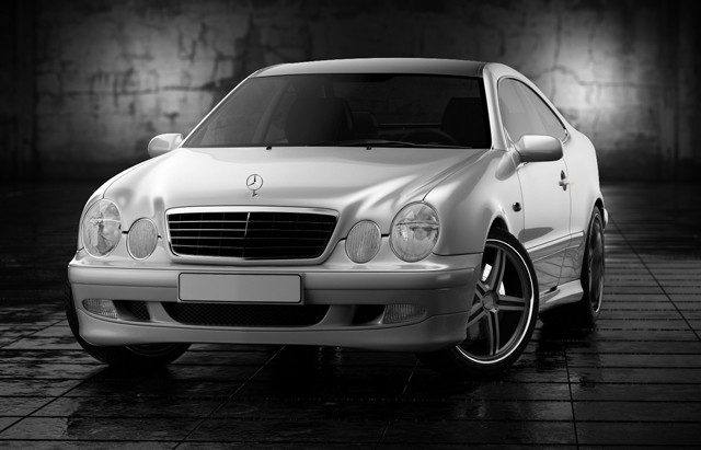 3d mercedes clk w208