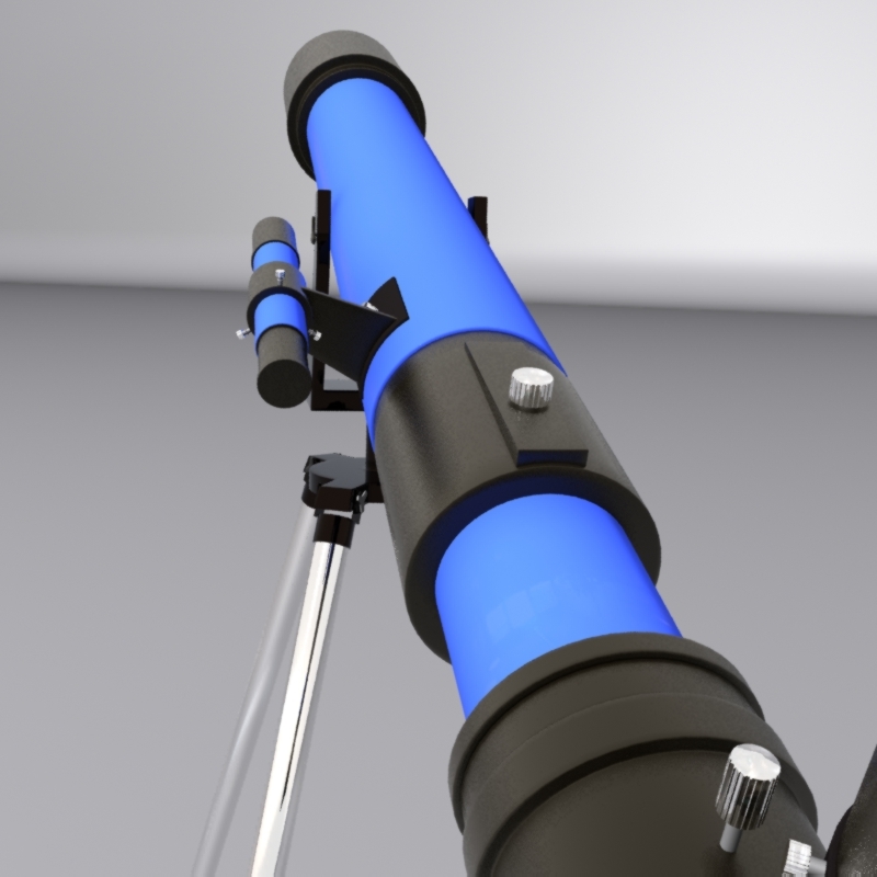 3d telescope model