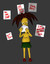 3d model of sideshow bob simpsons