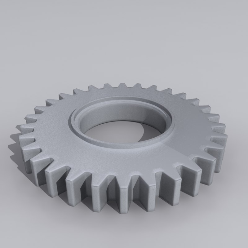 3d wheel mech gear