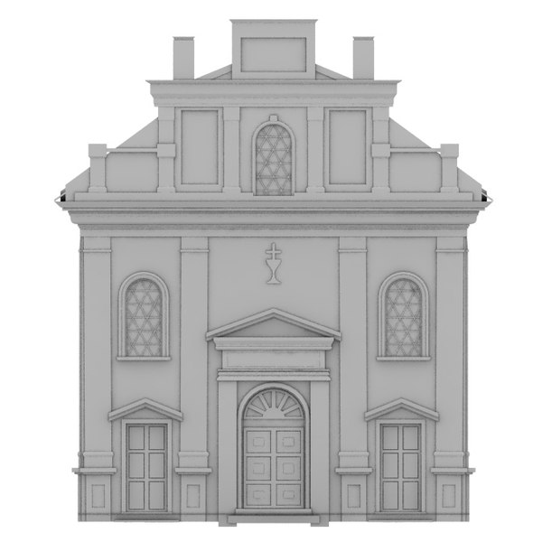 3d model synagogue