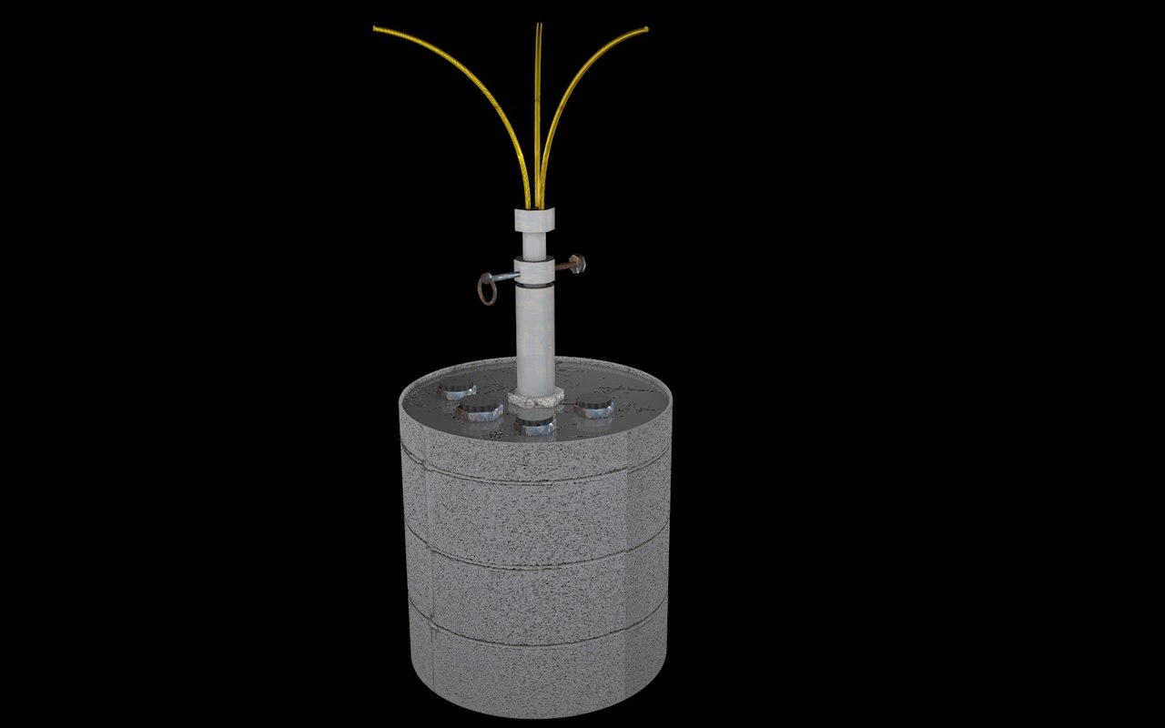 Free World War Bouncing Betty 3d Model