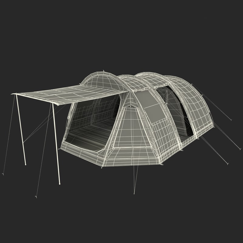 camping tents 3d max