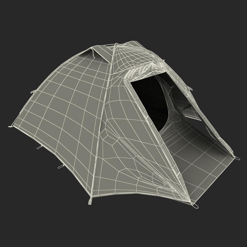 camping tents 3d max