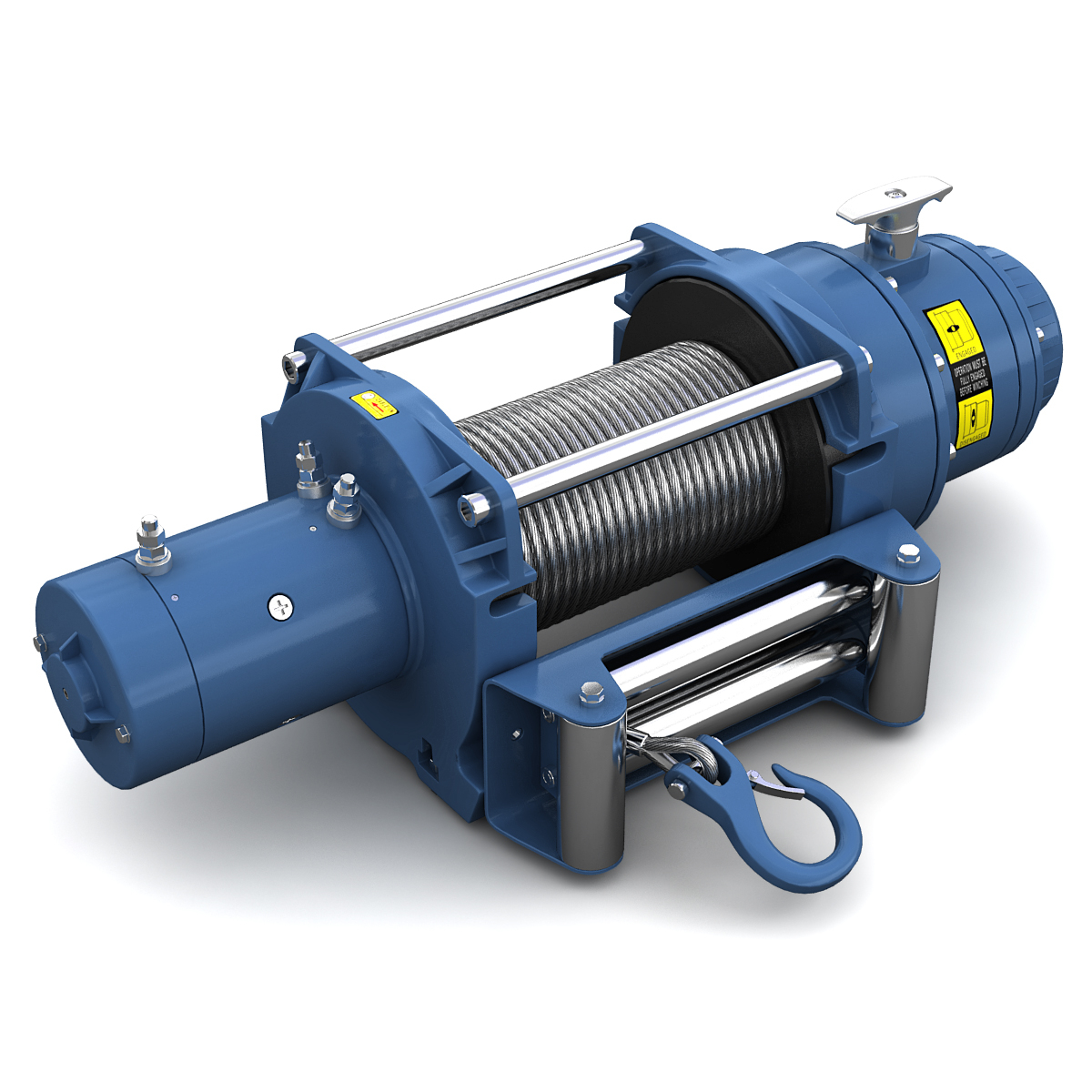 3d towing winch model